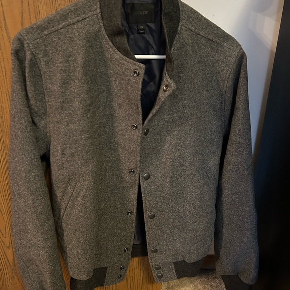J. Crew | Jackets & Coats | J Crew Mens Grey Wool Jacket | Poshmark